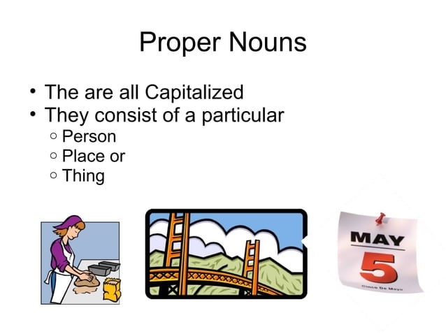 Capitalizing Proper Nouns | PPT