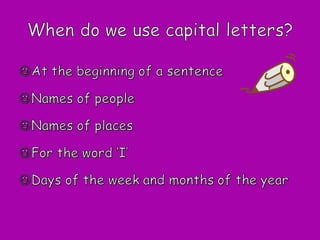 Capital letters | PPT