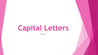 Capital letters | PDF