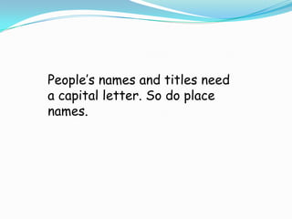 Capital letters powerpoint | PPTX