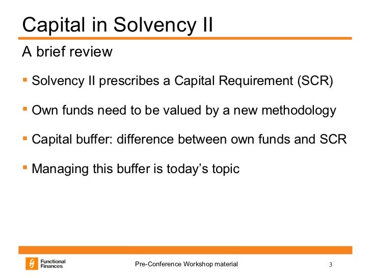 Solvency Capital Requirement