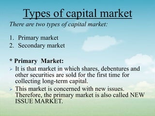 Capital market | PPTX