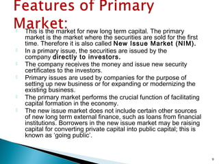 Capital market | PPT