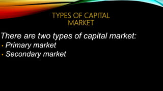 Capital market | PPTX