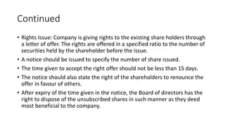 Capital market, Types of issue at primary market,Book Building | PPTX