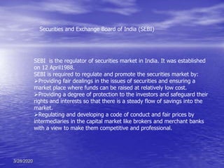 Capital market and sebi | PPT