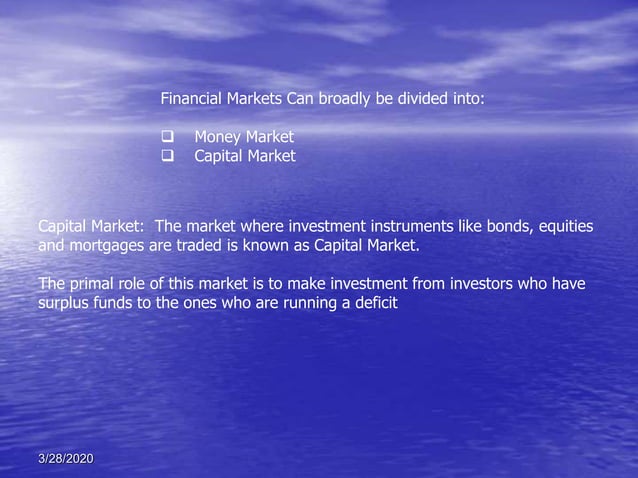 Capital market and sebi | PPT