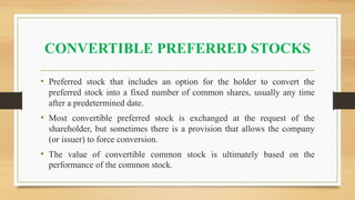 Capital market instrument | PPTX