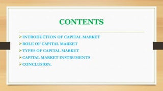 Capital market instrument | PPTX