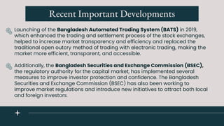 Capital Market of Bangladesh: An Overview | PPTX
