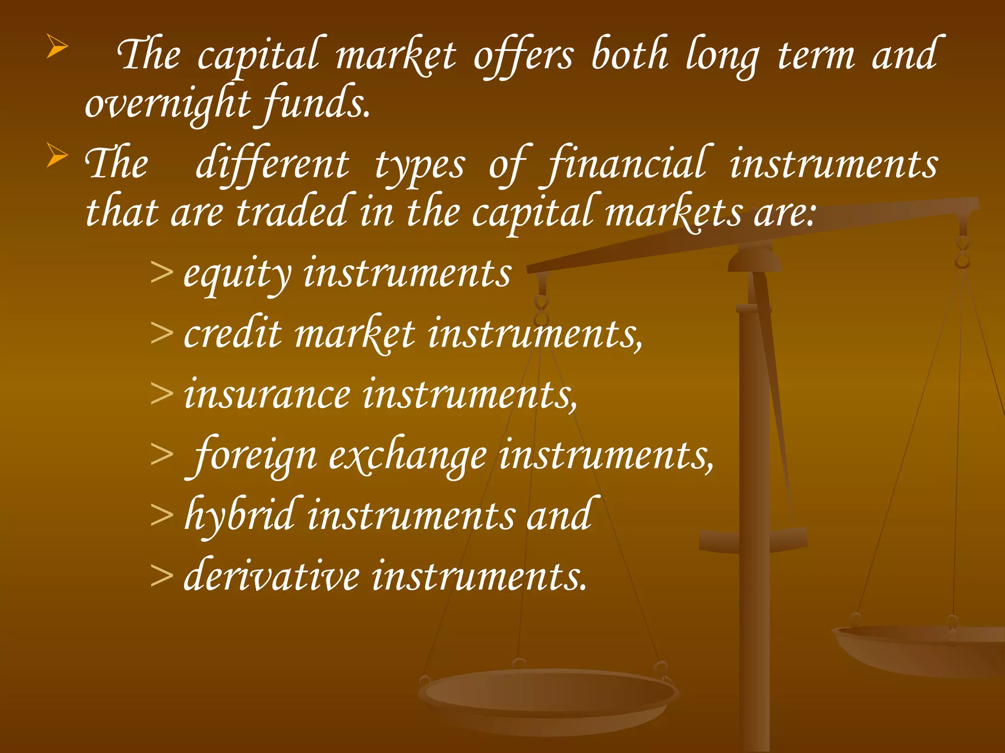 Capital market ppt | PPT