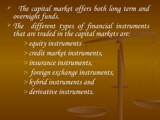 Capital market ppt | PPT