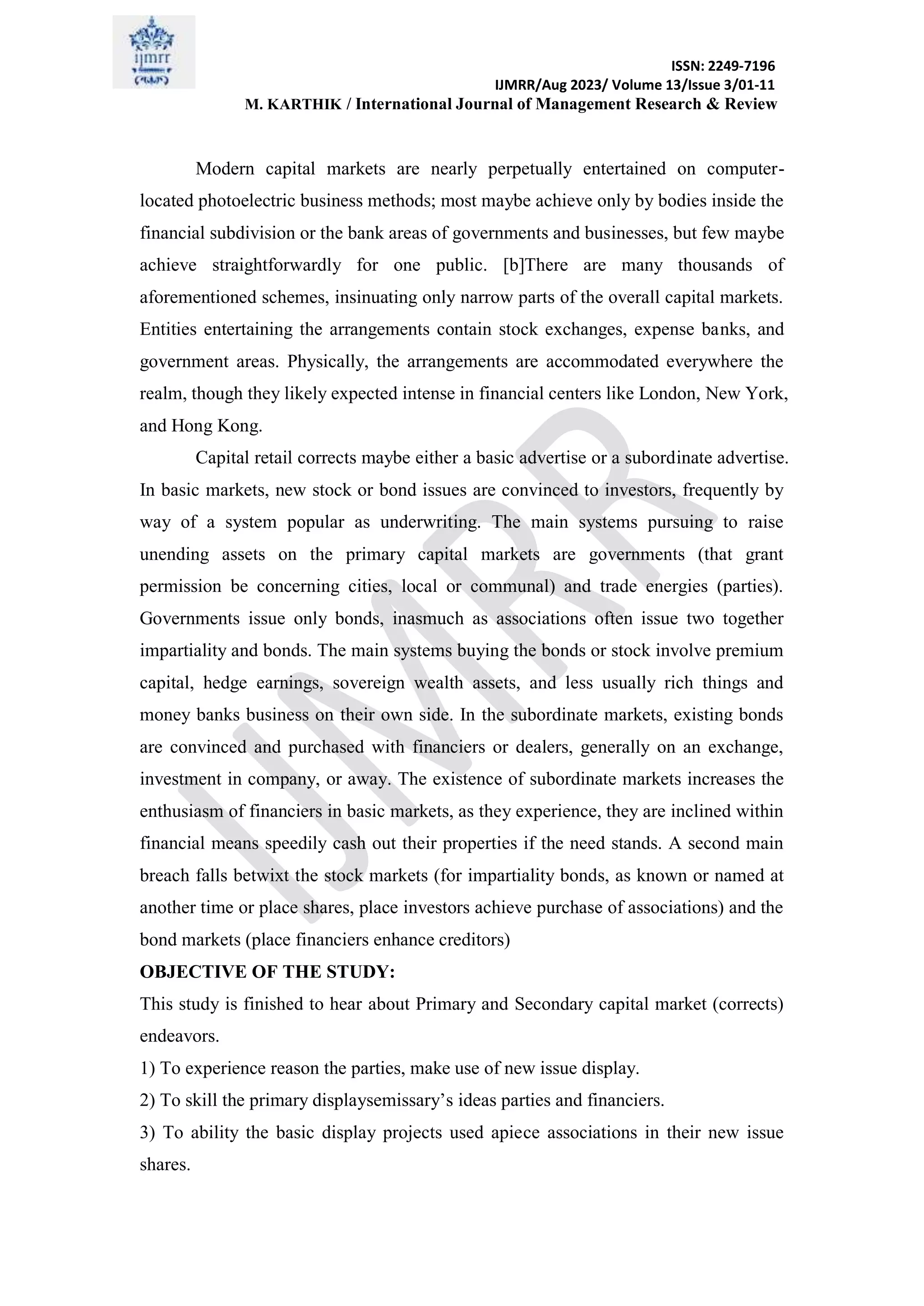 original research papers | PDF | Stocks and Bonds | Personal Investing