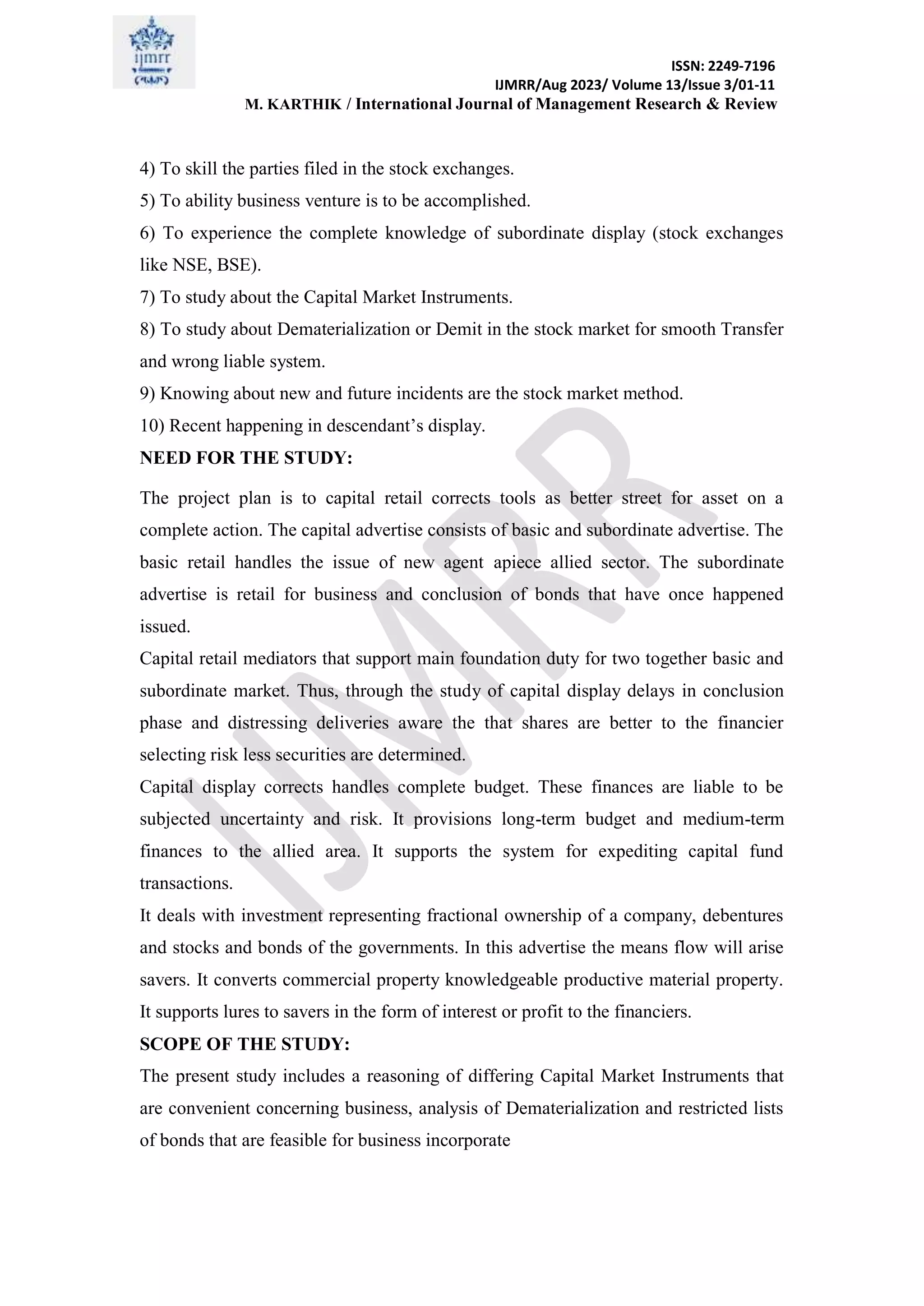 original research papers | PDF | Stocks and Bonds | Personal Investing