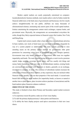 original research papers | PDF