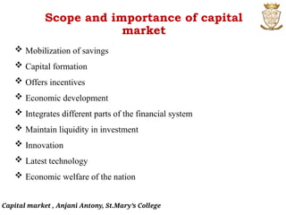 Capital Markets- Classification- primary market- secondary market | PPTX