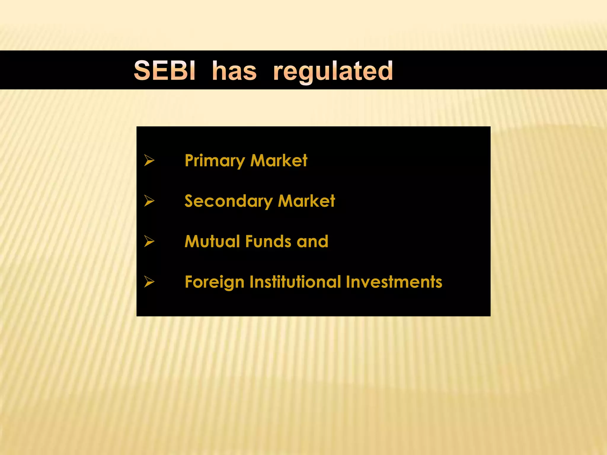 Capital markets and securities analysis | PPT