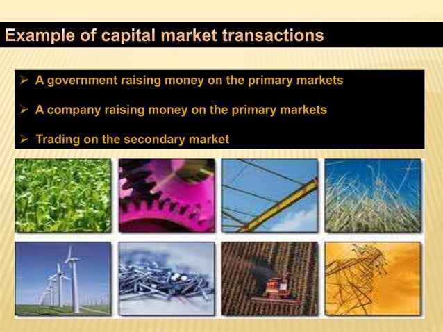 Capital markets and securities analysis | PPT