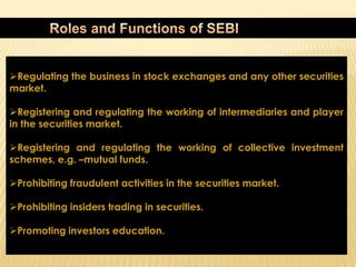Capital markets and securities analysis | PPTX