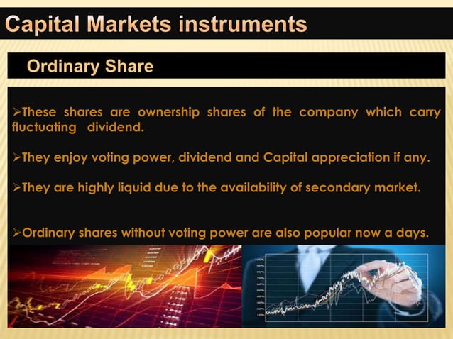 Capital markets and securities analysis | PPT