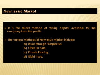 Capital markets and securities analysis | PPT