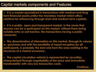Capital markets and securities analysis | PPT