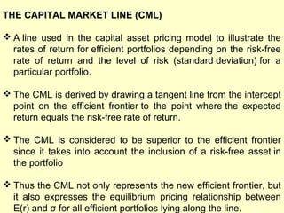 Capital market theory | PPT