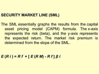 Capital market theory | PPT