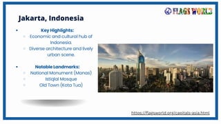 Exploring the Capitals of Asia | PPT