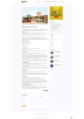 Discover Asunción, the Capital of Paraguay Description | PDF