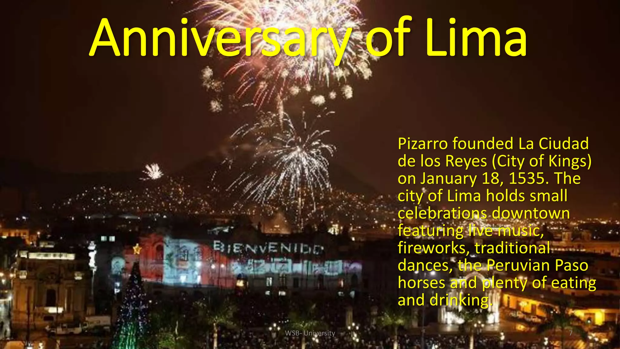 Capital of peru | PPTX