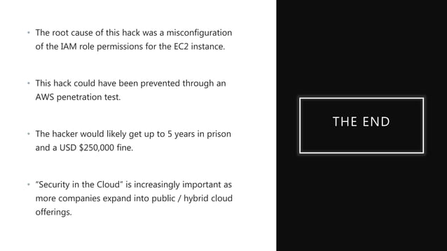 Capital One Data Breach | PPTX | Cloud Computing | Internet