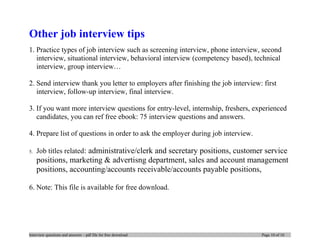 Capital one interview questions and answers | PPT