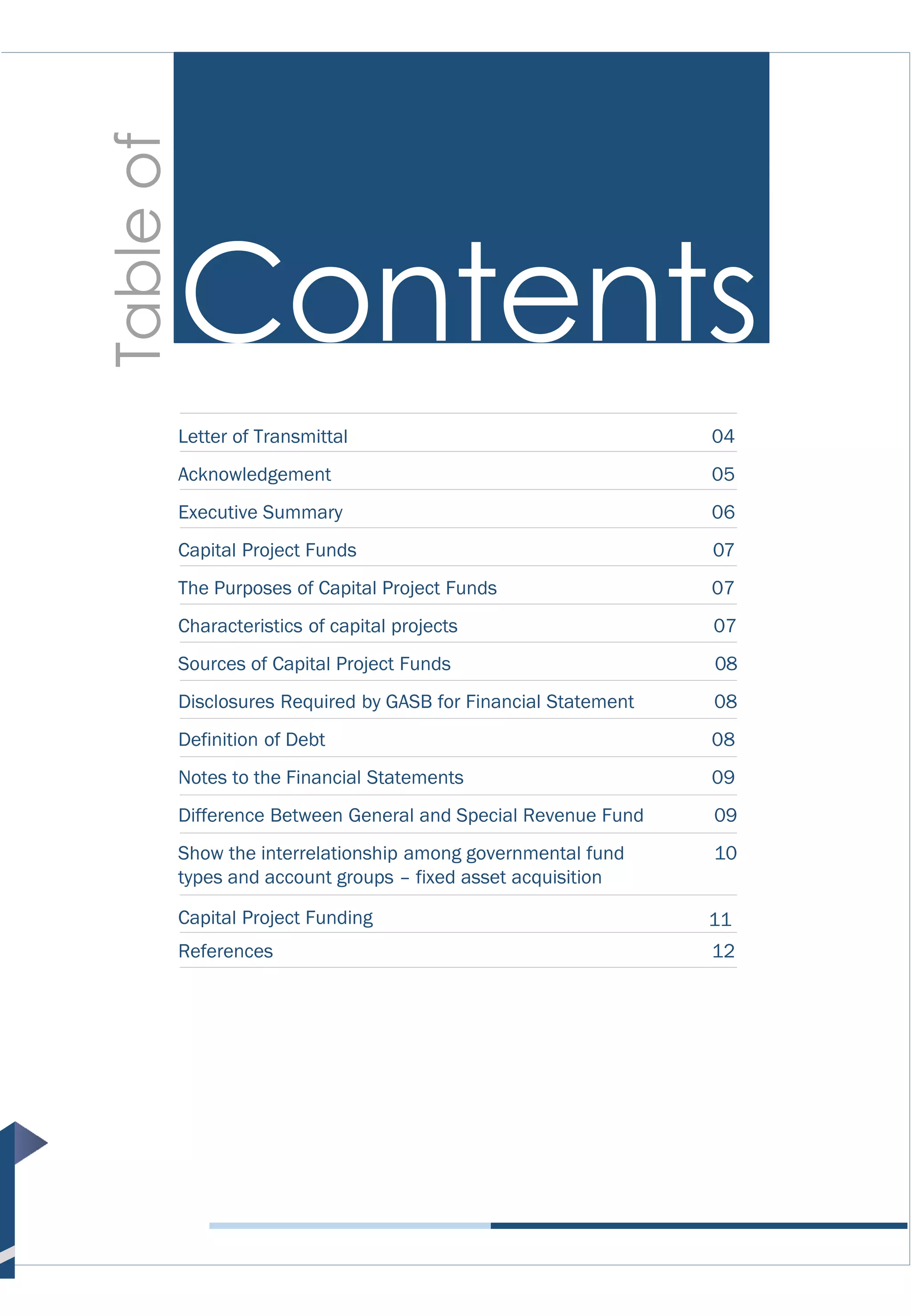 Capital Project Fund | PDF