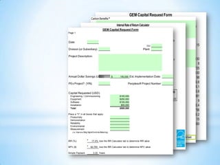 Capital Project Process Presentation | PPTX