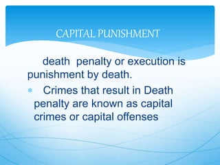 Capital punishment 141 | PPTX
