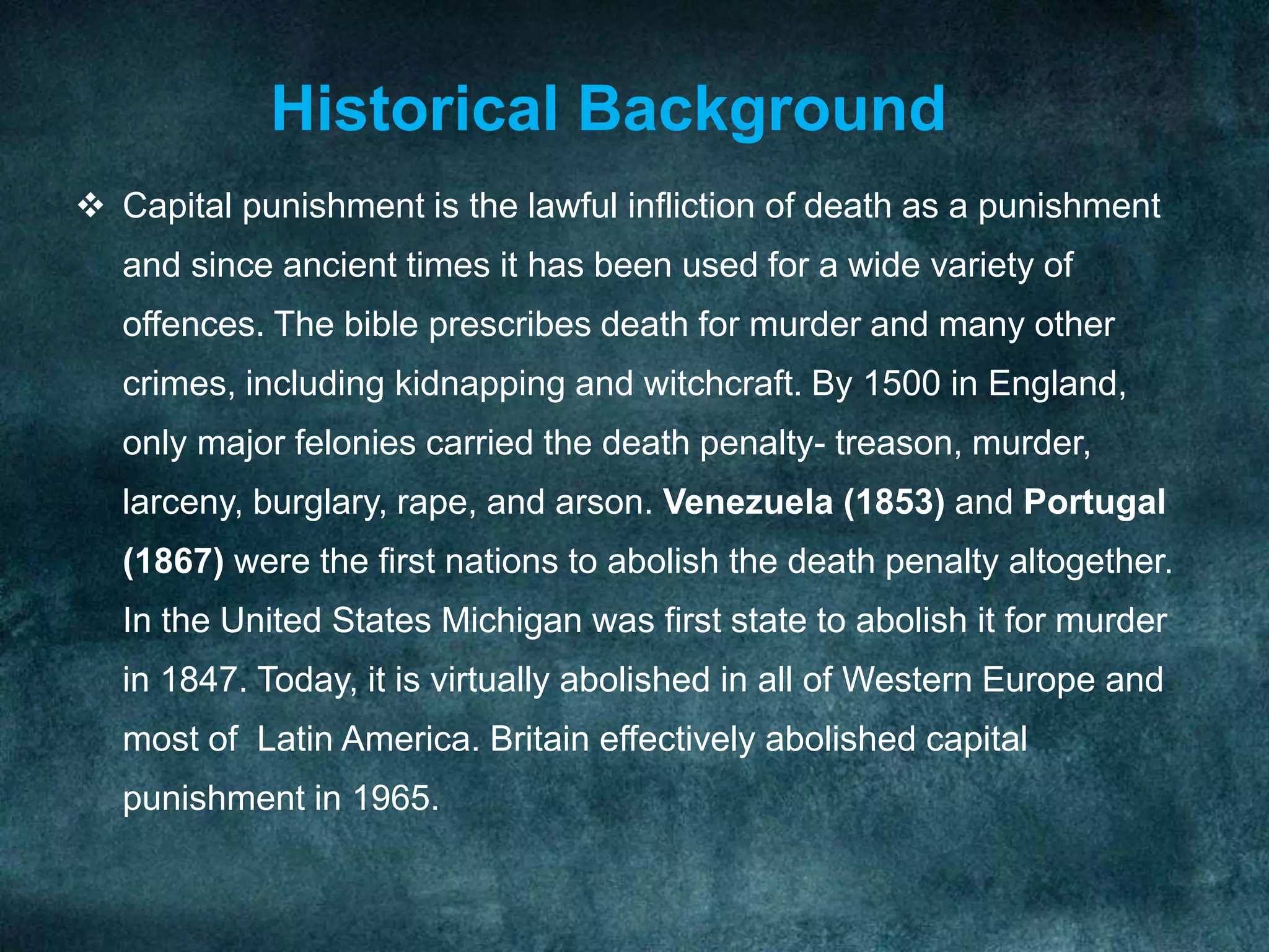 Capital punishment | PPTX