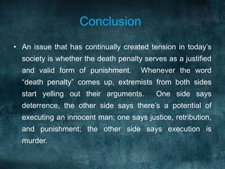 Capital punishment | PPTX
