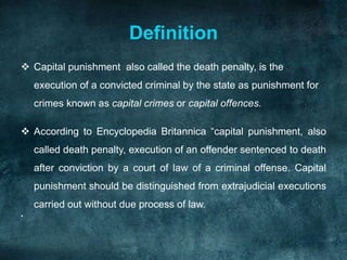 Capital punishment | PPT