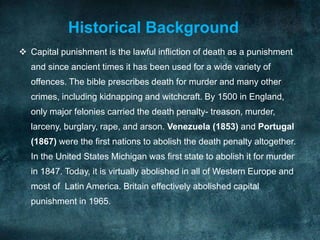 Capital punishment | PPTX