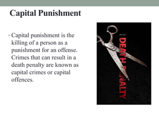 Capital punishment by Samax | PPTX