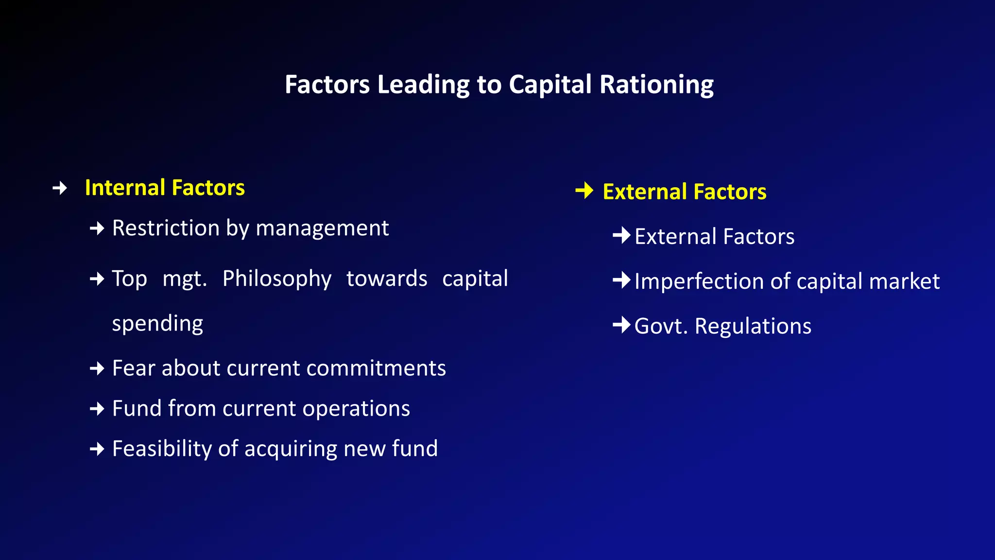 Capital rationing | PPTX