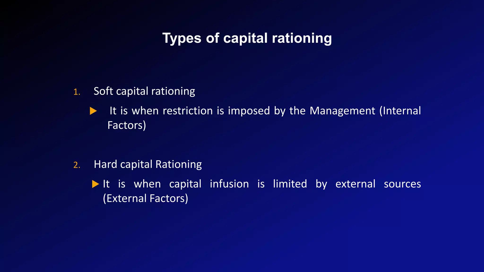 Capital rationing | PPTX