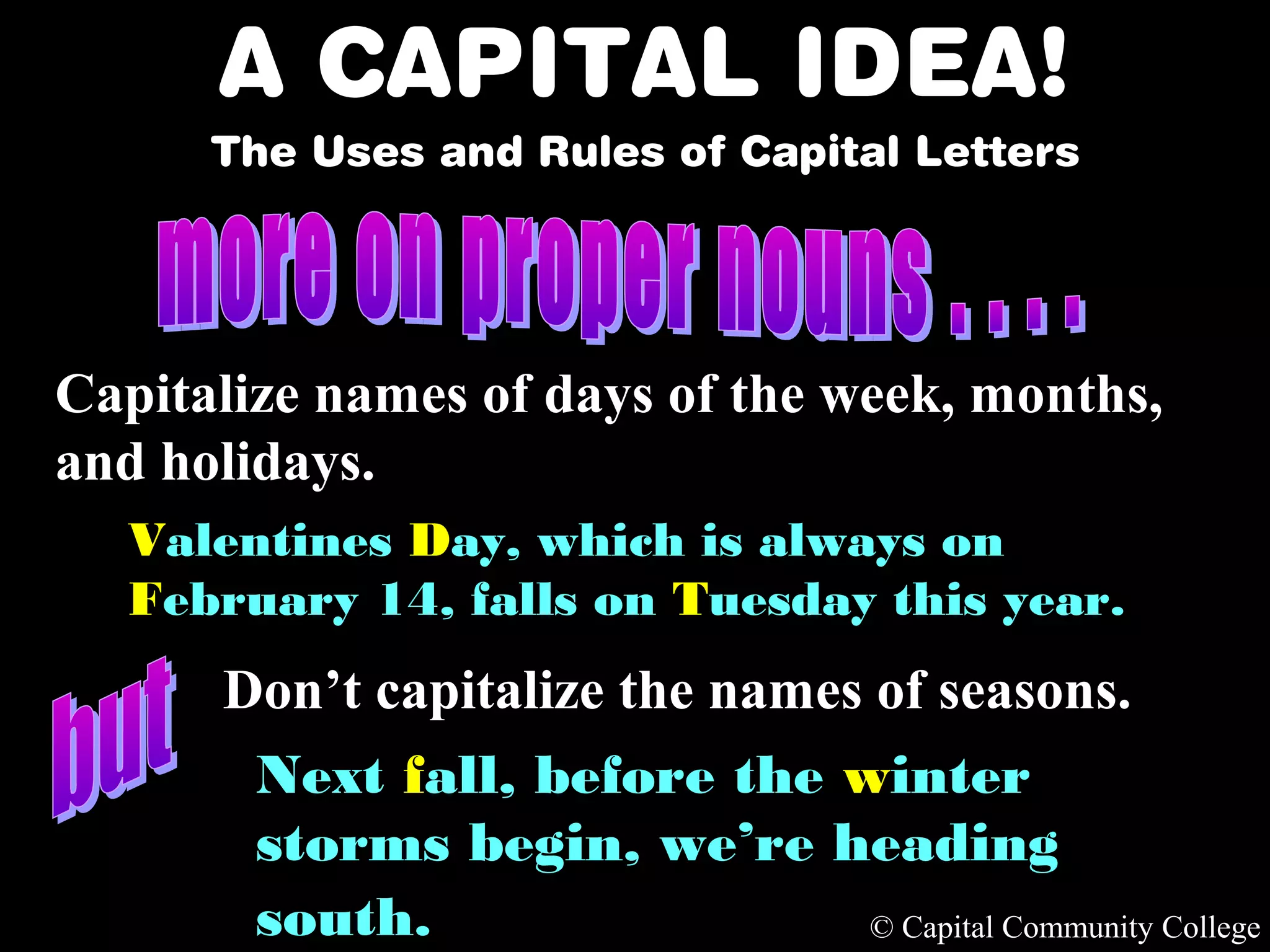 Capitals Powerpoint | PPT