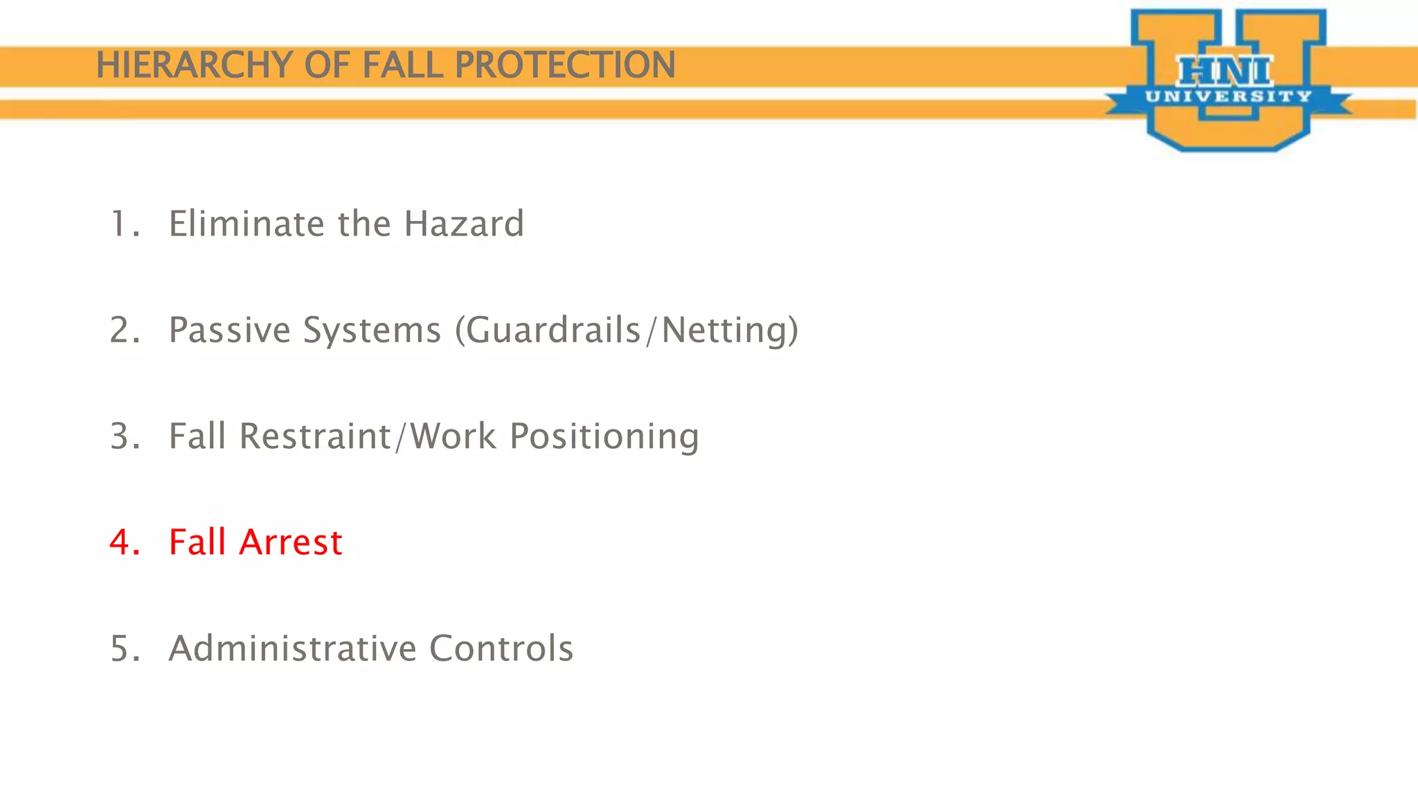 HNI U - Brace Yourself: Fall Protection and Safety Strategies to ...