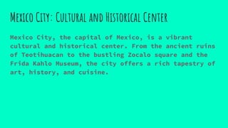 Capitals of North America: A Journey Through Cultural Diversity | PPT