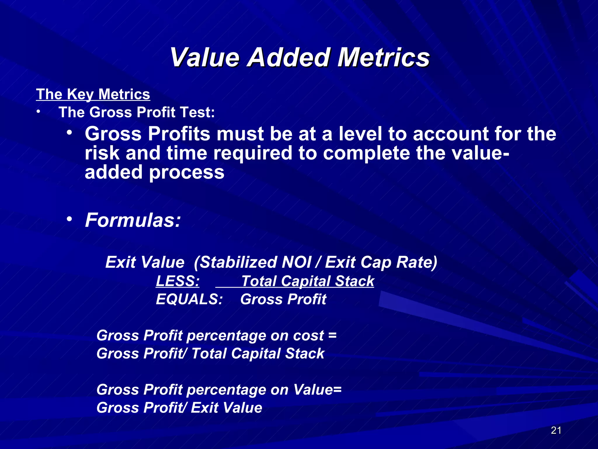 Commercial Real Estate Financial Analysis | PPT