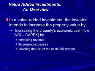Commercial Real Estate Financial Analysis | PPT