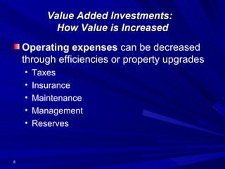 Commercial Real Estate Financial Analysis | PPT