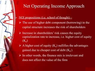 Capital structure theories | PPTX